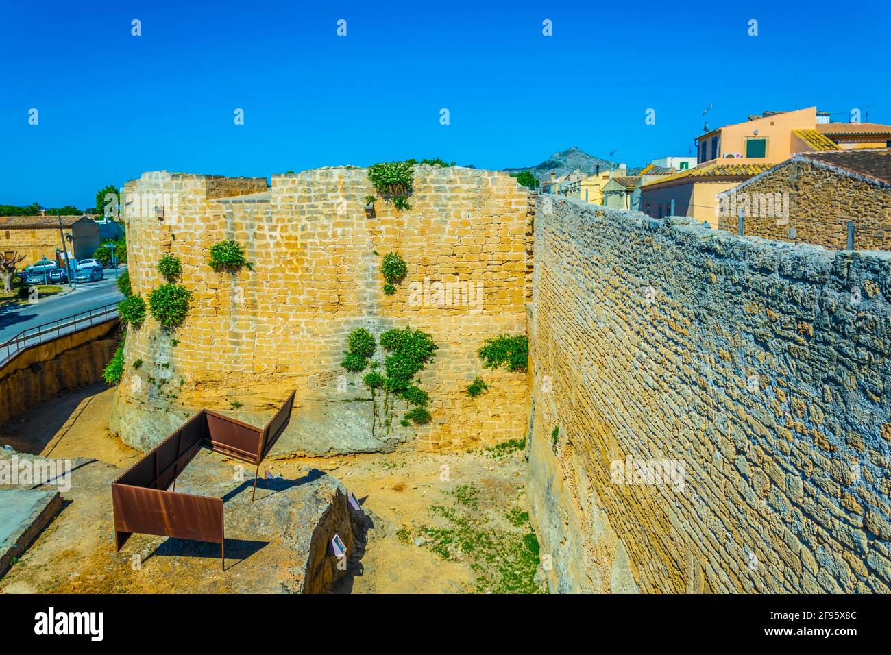 Fortification of Alcudia town at Mallorca, Spain Stock Photo - Alamy