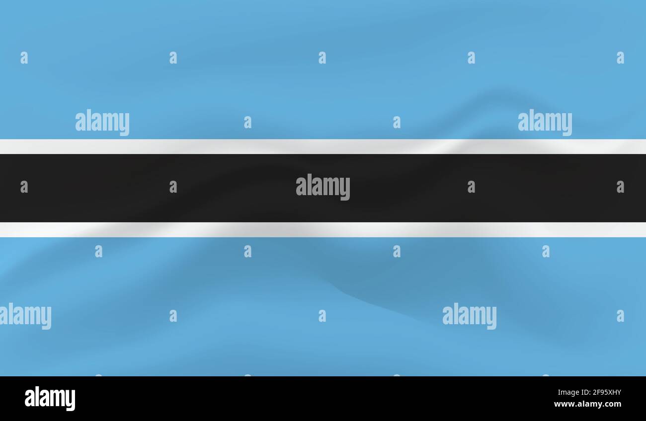 Botswana national flag created in grunge style Stock Vector Image & Art ...