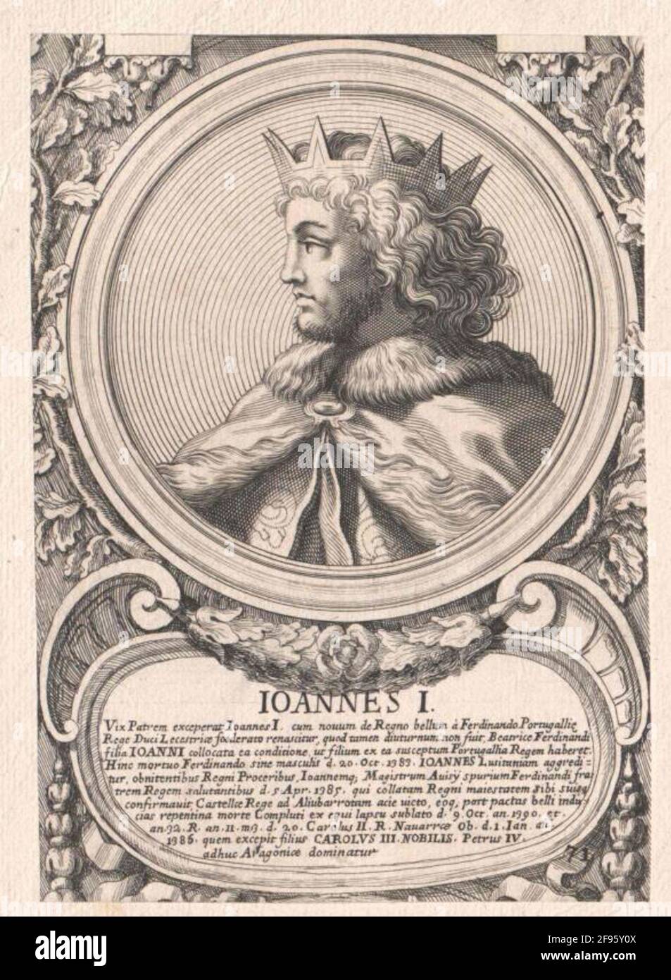 Johann I, King of Castile and León Stock Photo - Alamy