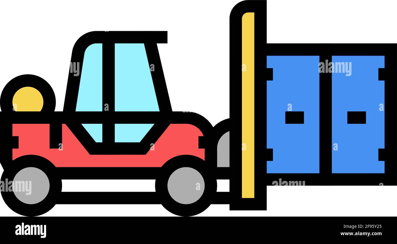 loader port color icon vector illustration Stock Vector Image & Art - Alamy
