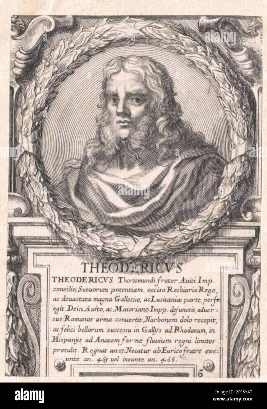 Theoderich II., King of the Westgoten Stock Photo - Alamy