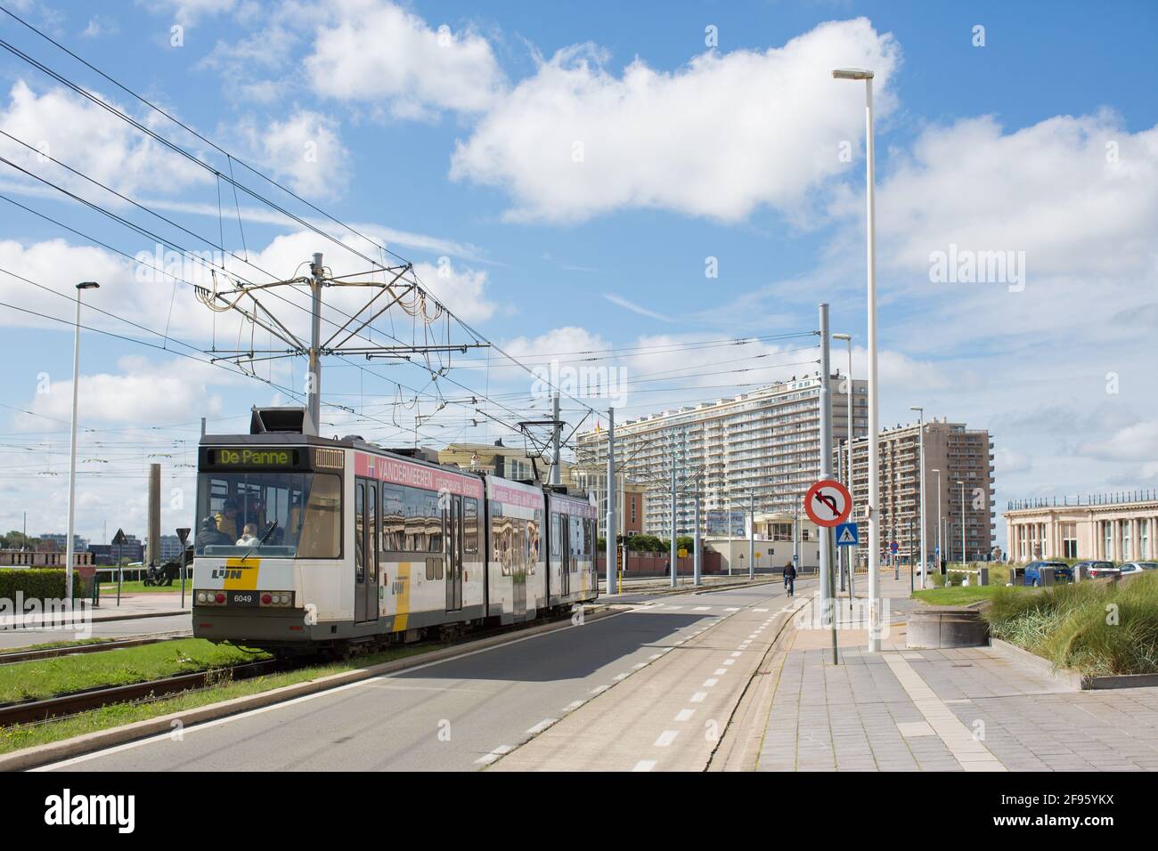 Coastal Tram, Belgium Stock Photo - Alamy
