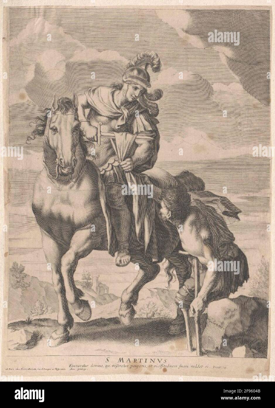 Saint martin sharing his cloak hi-res stock photography and images - Alamy