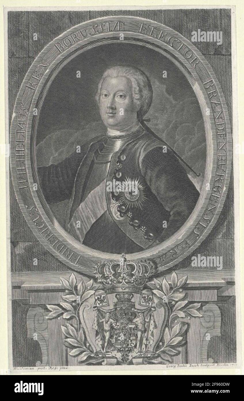 Friedrich Wilhelm I, King of Prussia Stock Photo - Alamy