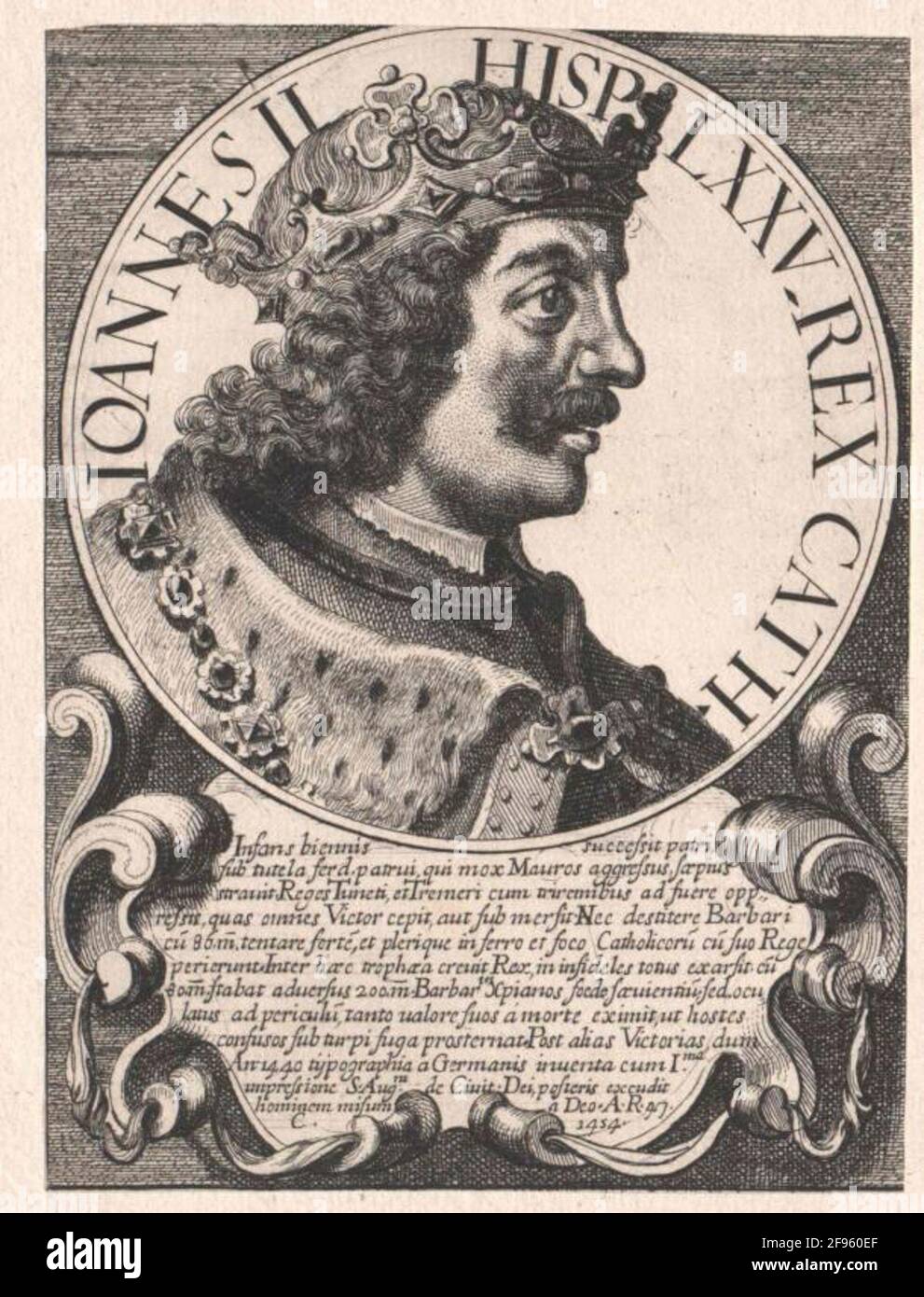 Johann II, King of Castile and León Stock Photo - Alamy