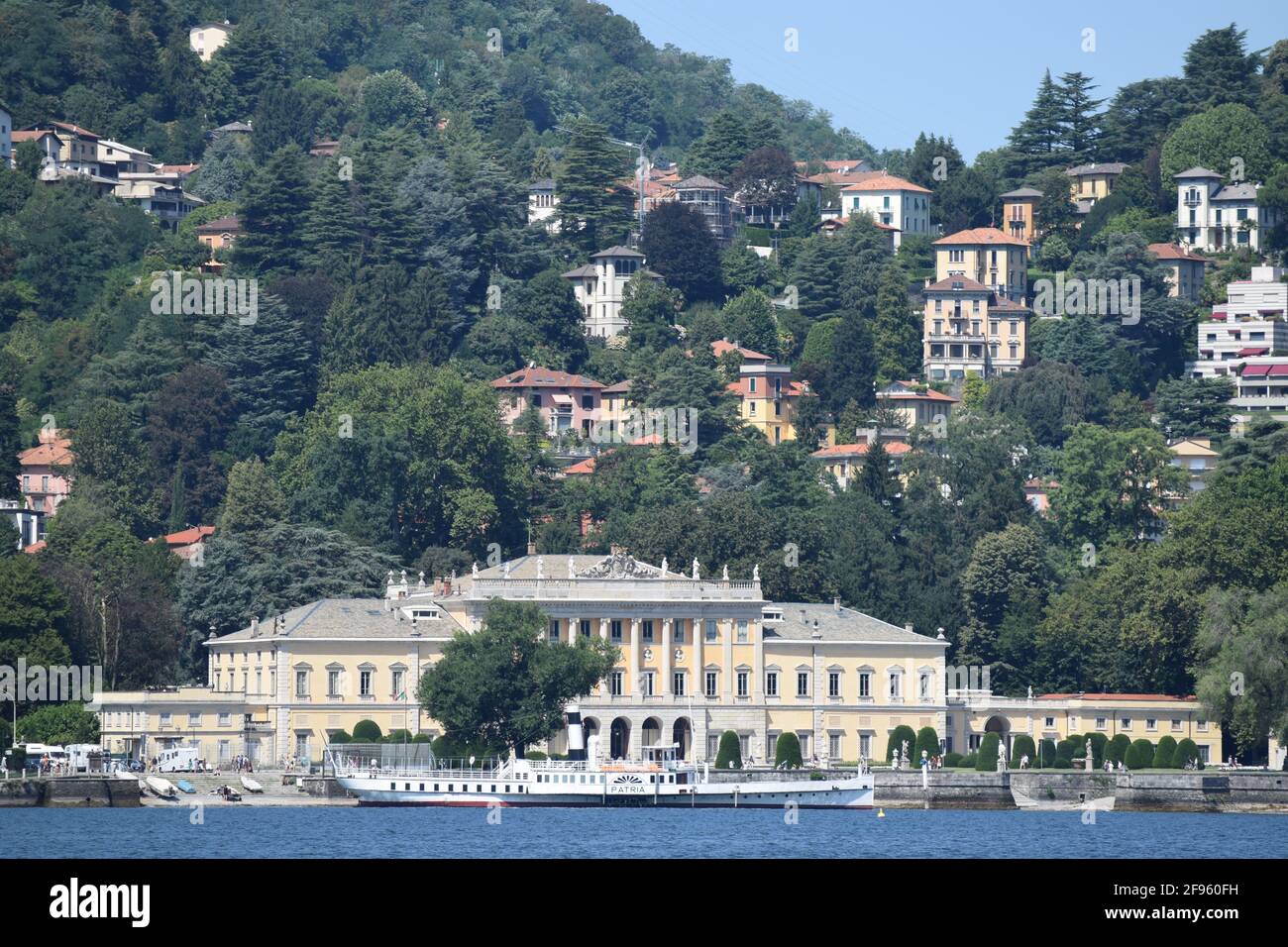 Villa Olmo in Como on Lake Como, Italy Stock Photo - Alamy