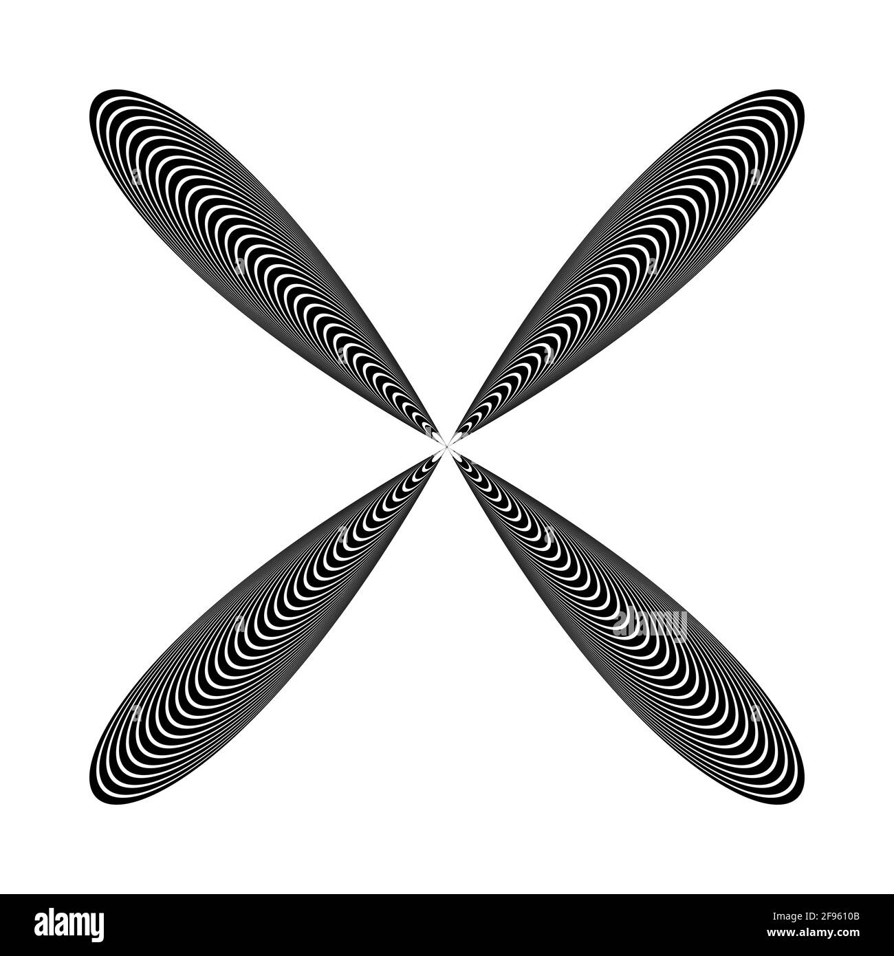 Strange Vector Shape isolated on white background. Geometric figure ...