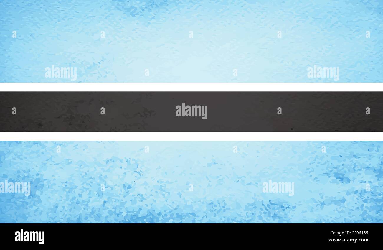 Botswana national flag created in grunge style Stock Vector Image & Art ...