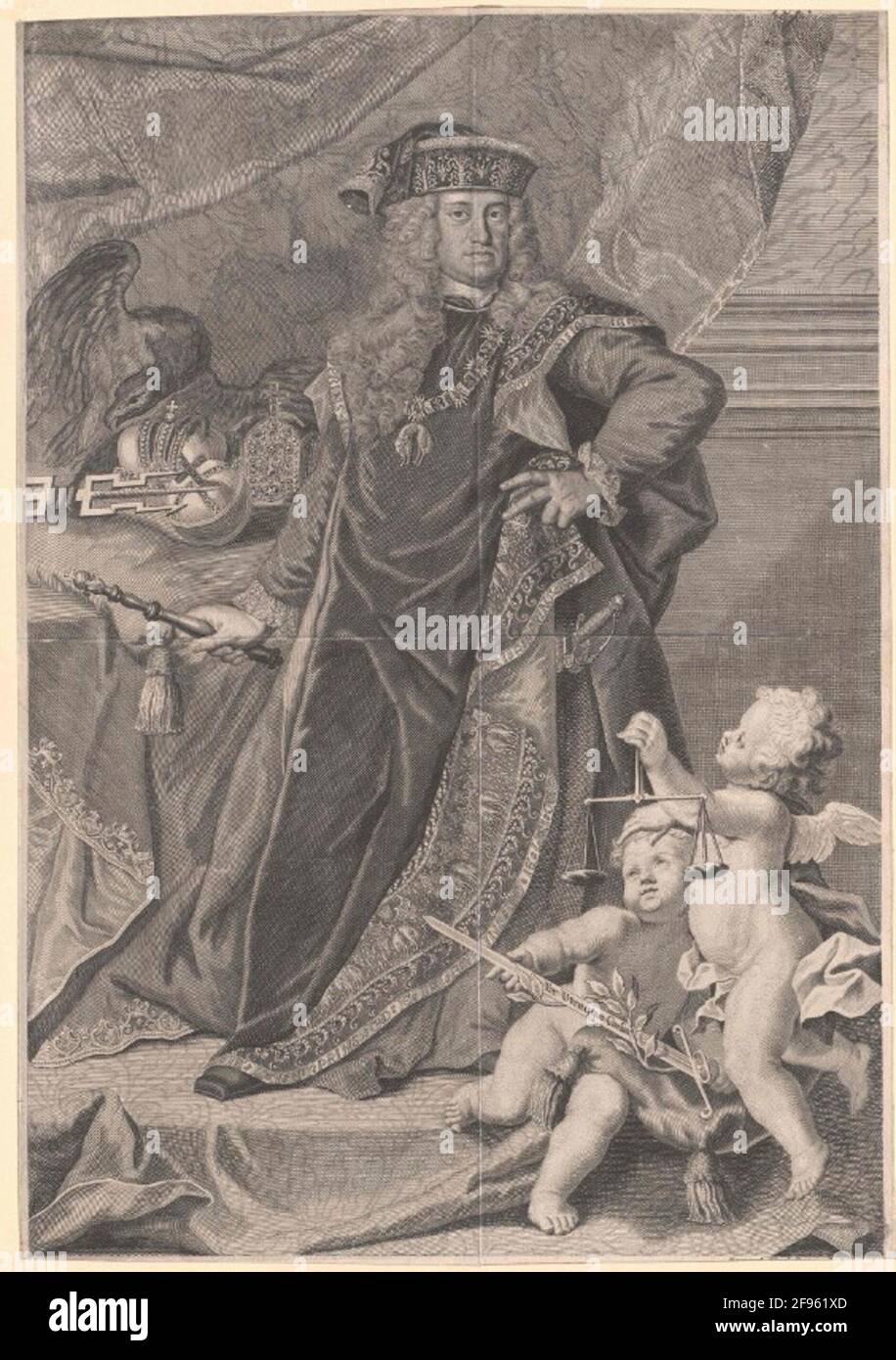 Karl VI., Roman-German Kaiser Stock Photo - Alamy