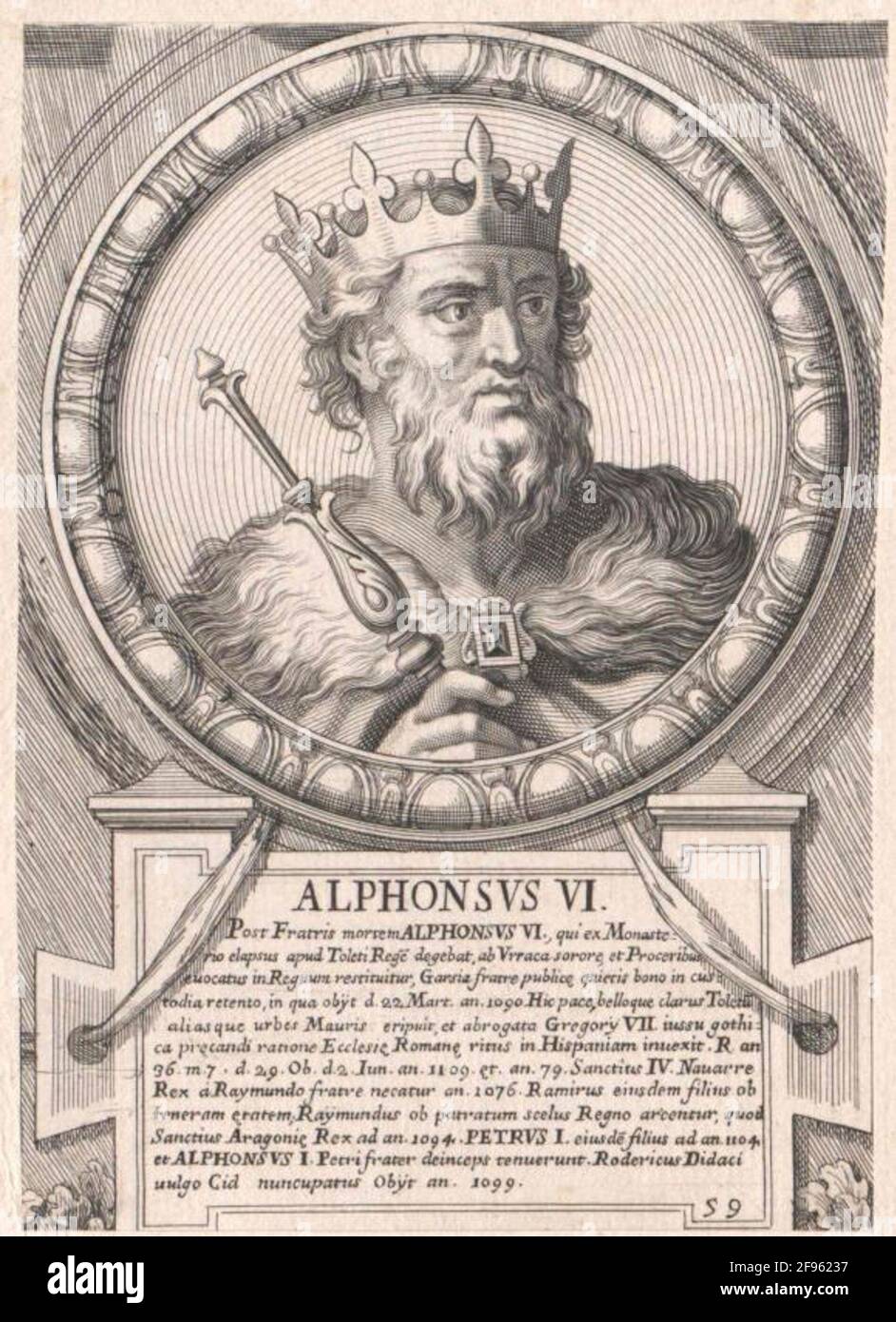 King alfonso vi of leon hi-res stock photography and images - Alamy