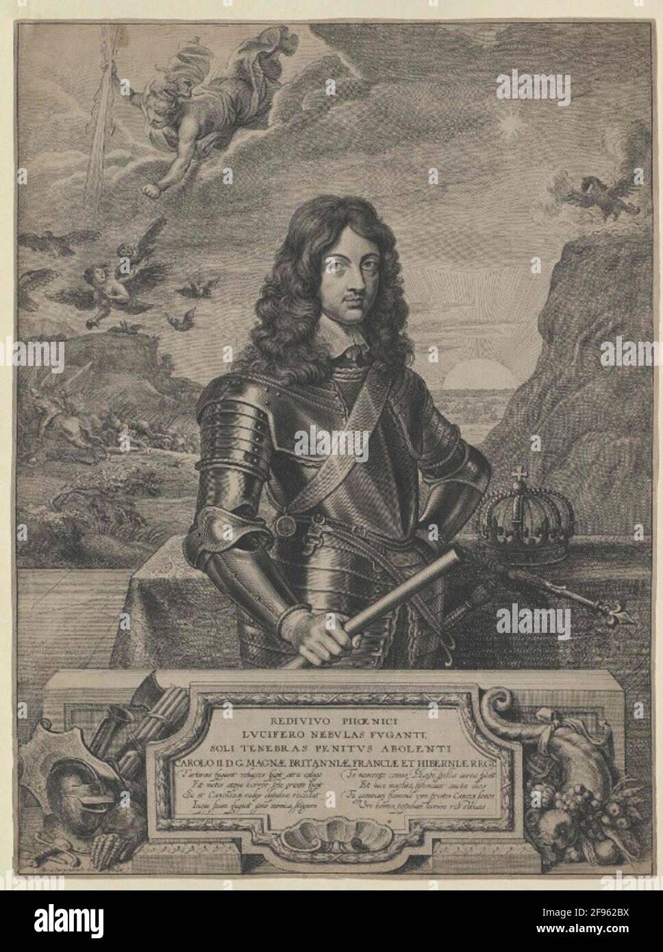 Karl II., King of England Stock Photo - Alamy