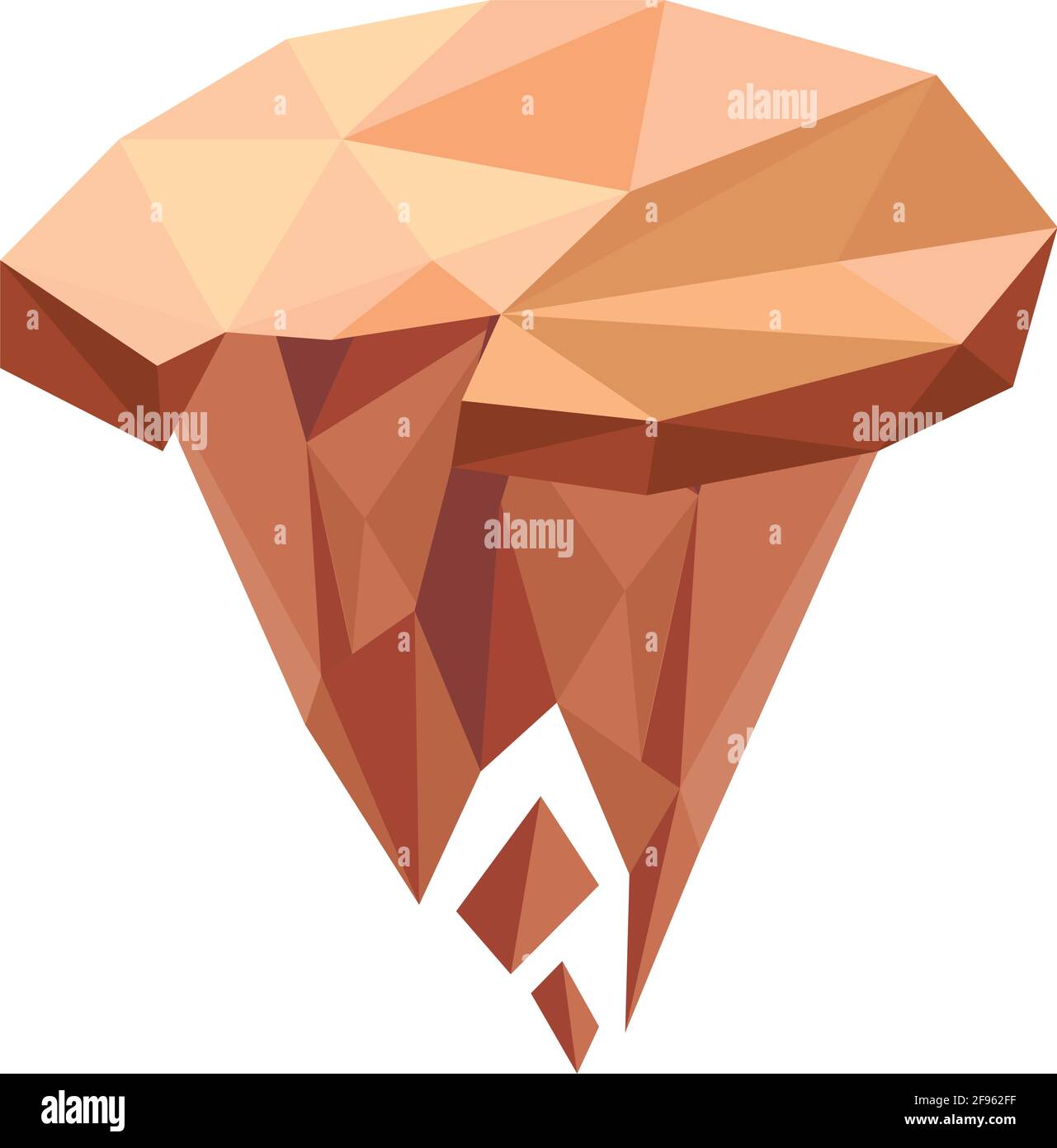 dry terrain lowpoly Stock Vector Image & Art - Alamy