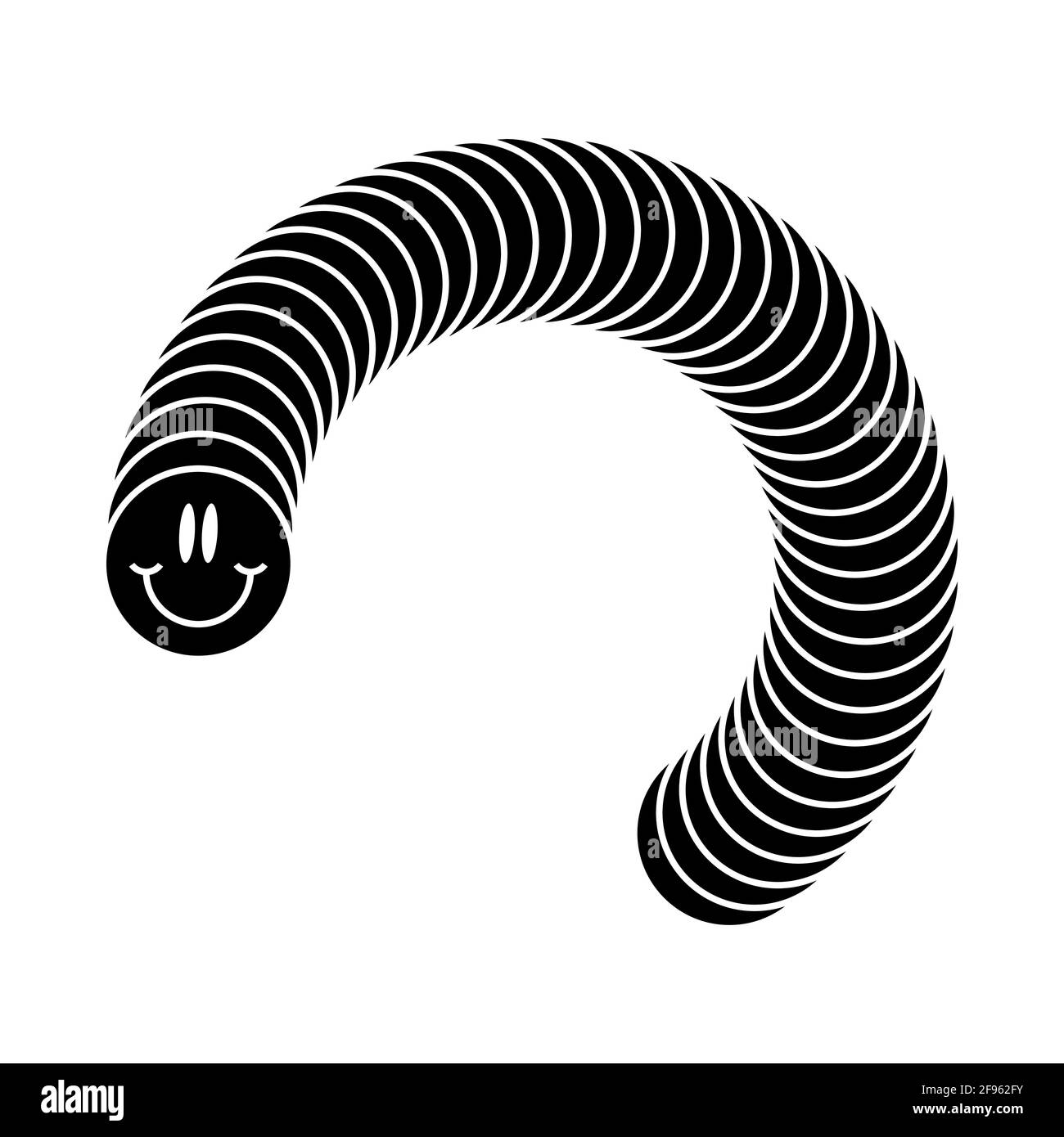 Strange Vector Smiley isolated on white background. Geometric figure ...
