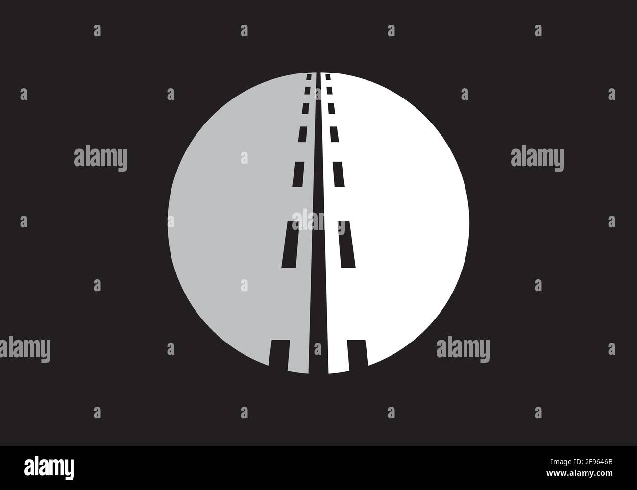 Way logo and Road symbol illustration vector design Stock Vector Image ...