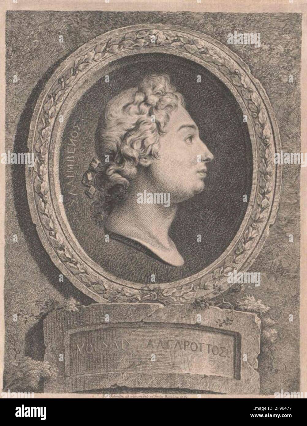 Algarotti, Francesco Conte Draftsman: Schmidt, Georg Friedrichradier ...