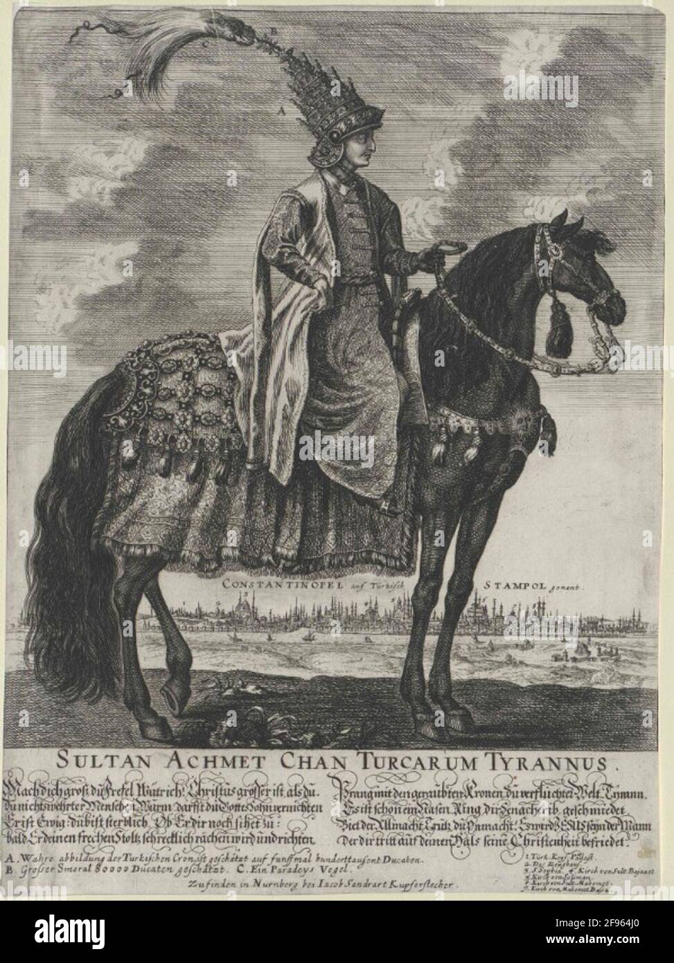 Achmet I., Sultan of Turkey Stock Photo - Alamy