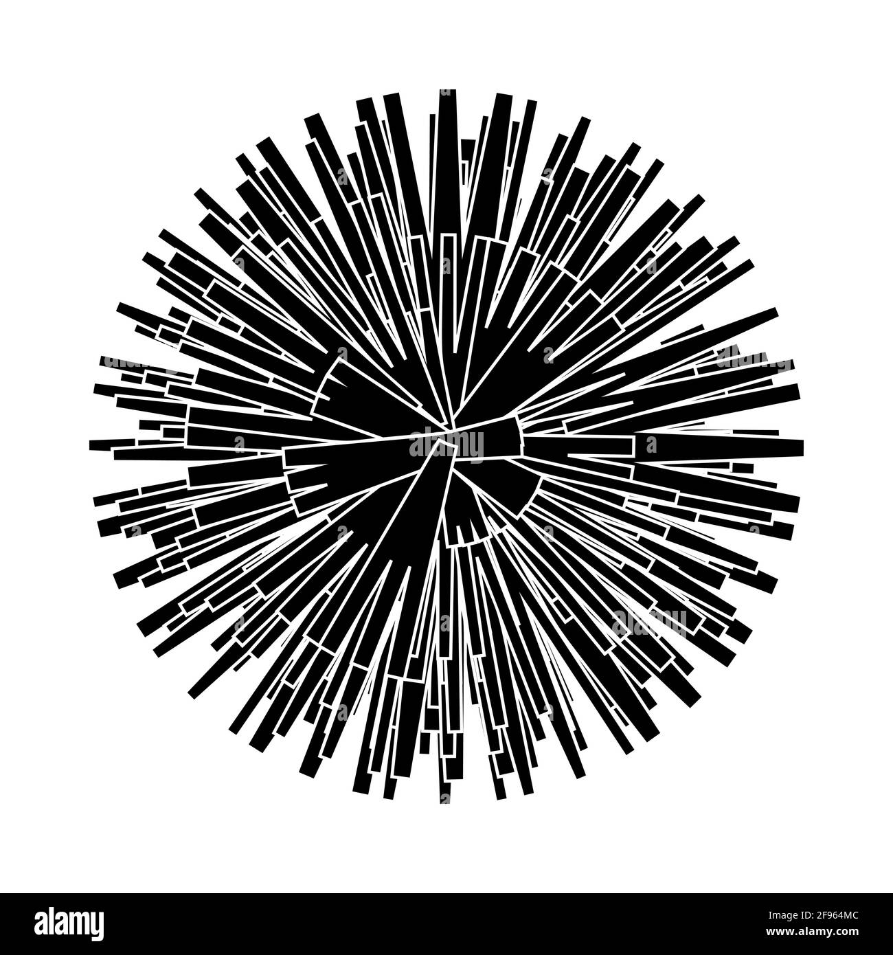 Strange Vector Shape isolated on white background. Geometric figure ...