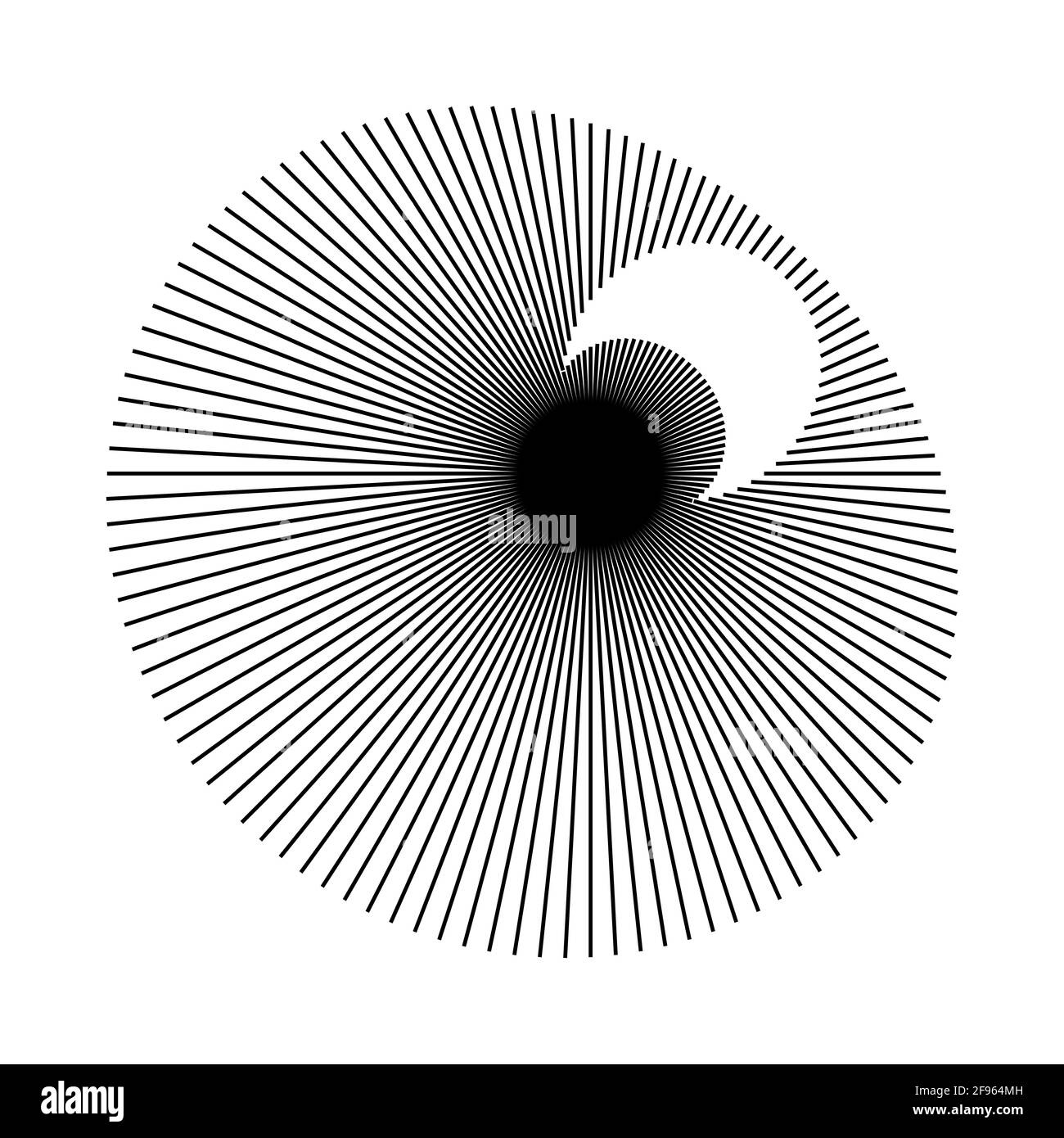 Strange Vector Shape isolated on white background. Geometric figure ...