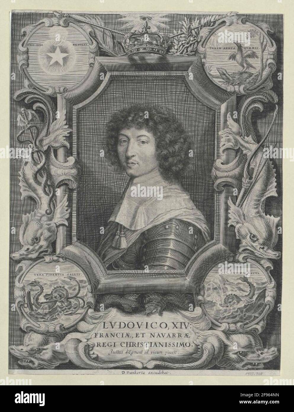 Ludwig Xiv., King of France painting ad vivum by Justus van Egmont ...