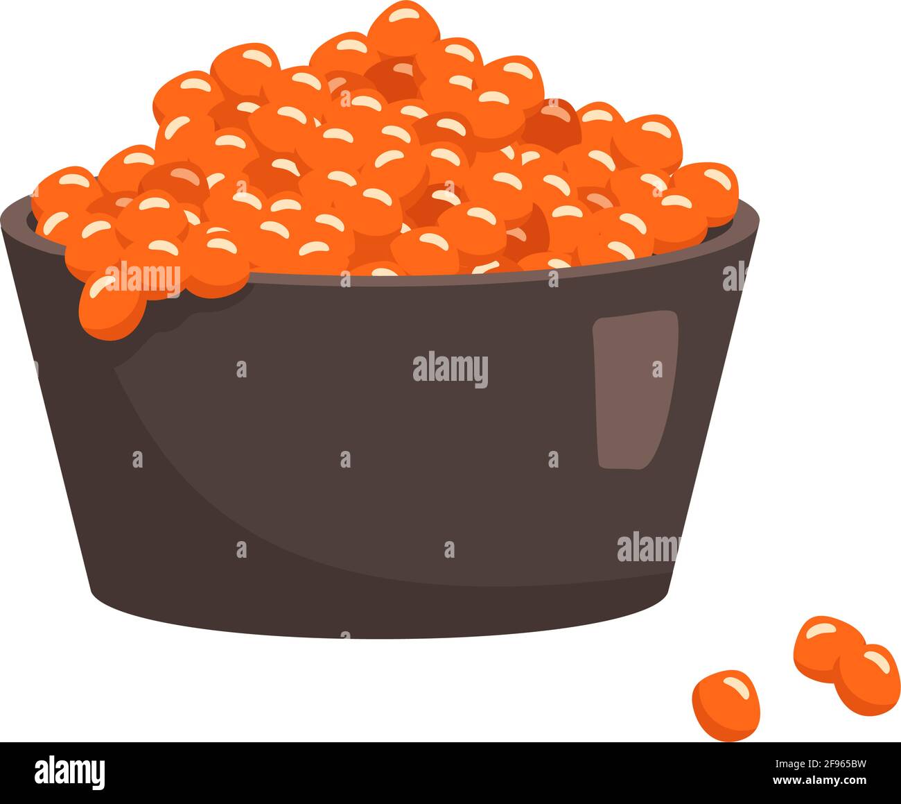 Small seafood appetizer Stock Vector Images - Alamy