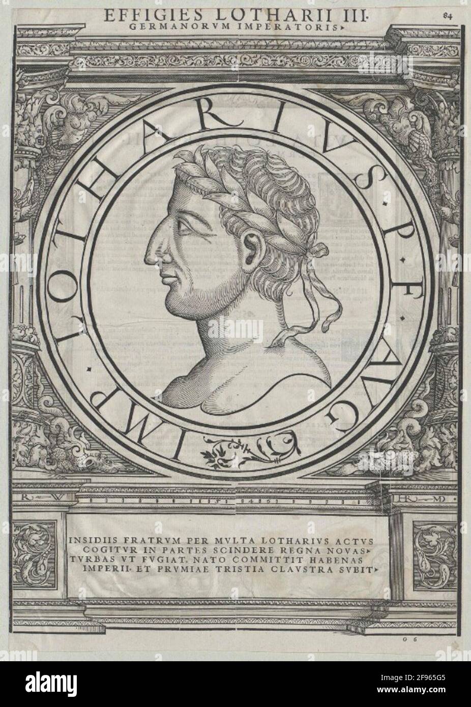 Lothar I., Roman Emperor Stock Photo - Alamy