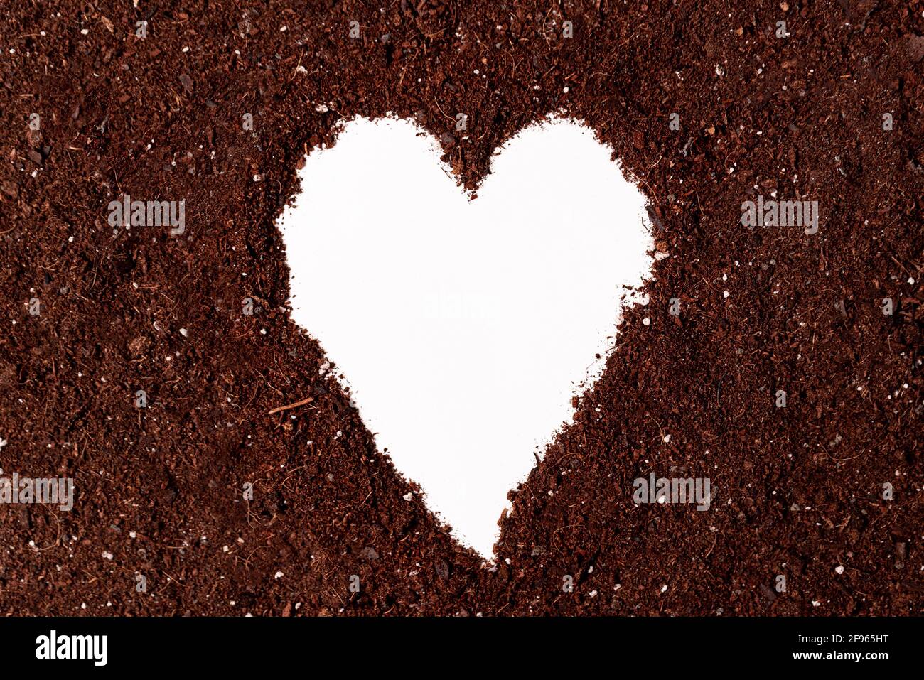 Soil heart shape hi-res stock photography and images - Alamy