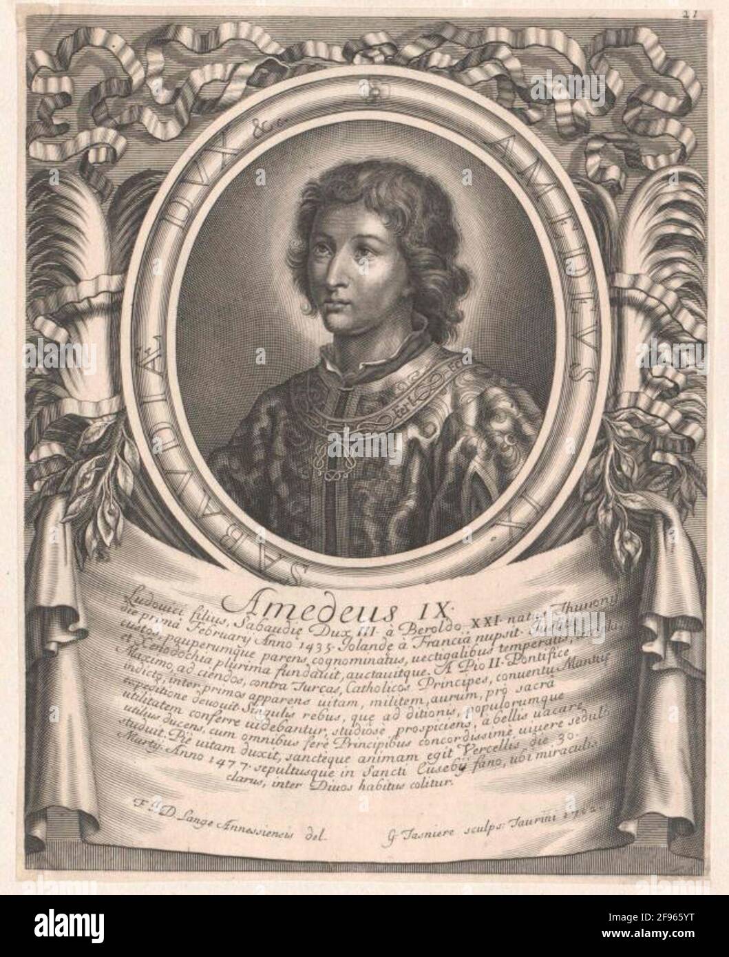 Amadeus IX., Duke of Savoyen Stock Photo - Alamy