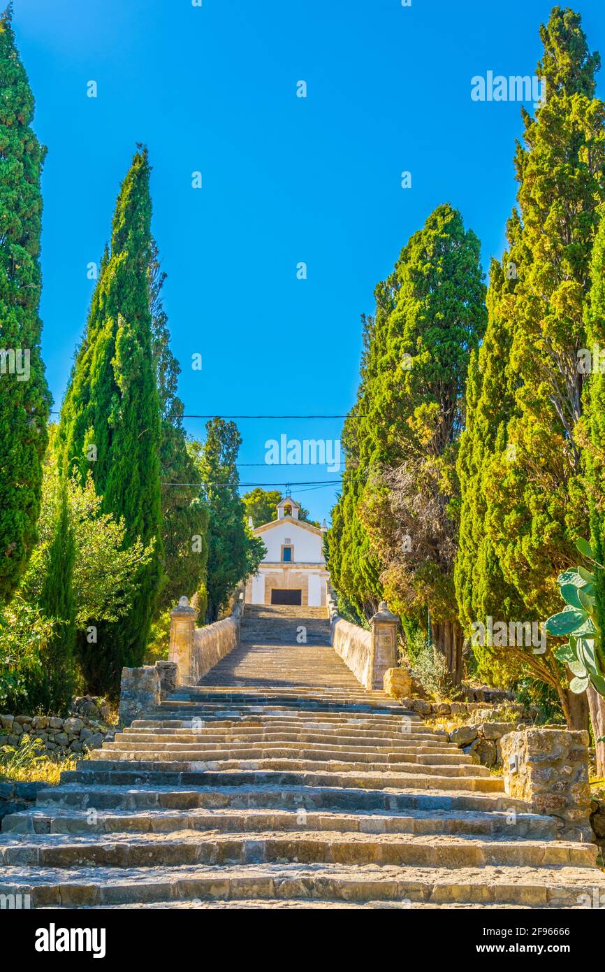 365 steps of Carrer del Calvari stairway leading to the El Calvari ...