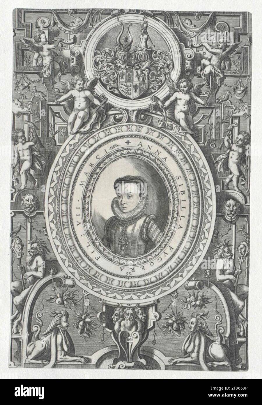 Fugger of Kirchberg and Weissenhorn, Anna Sibylla Countess Stock Photo ...