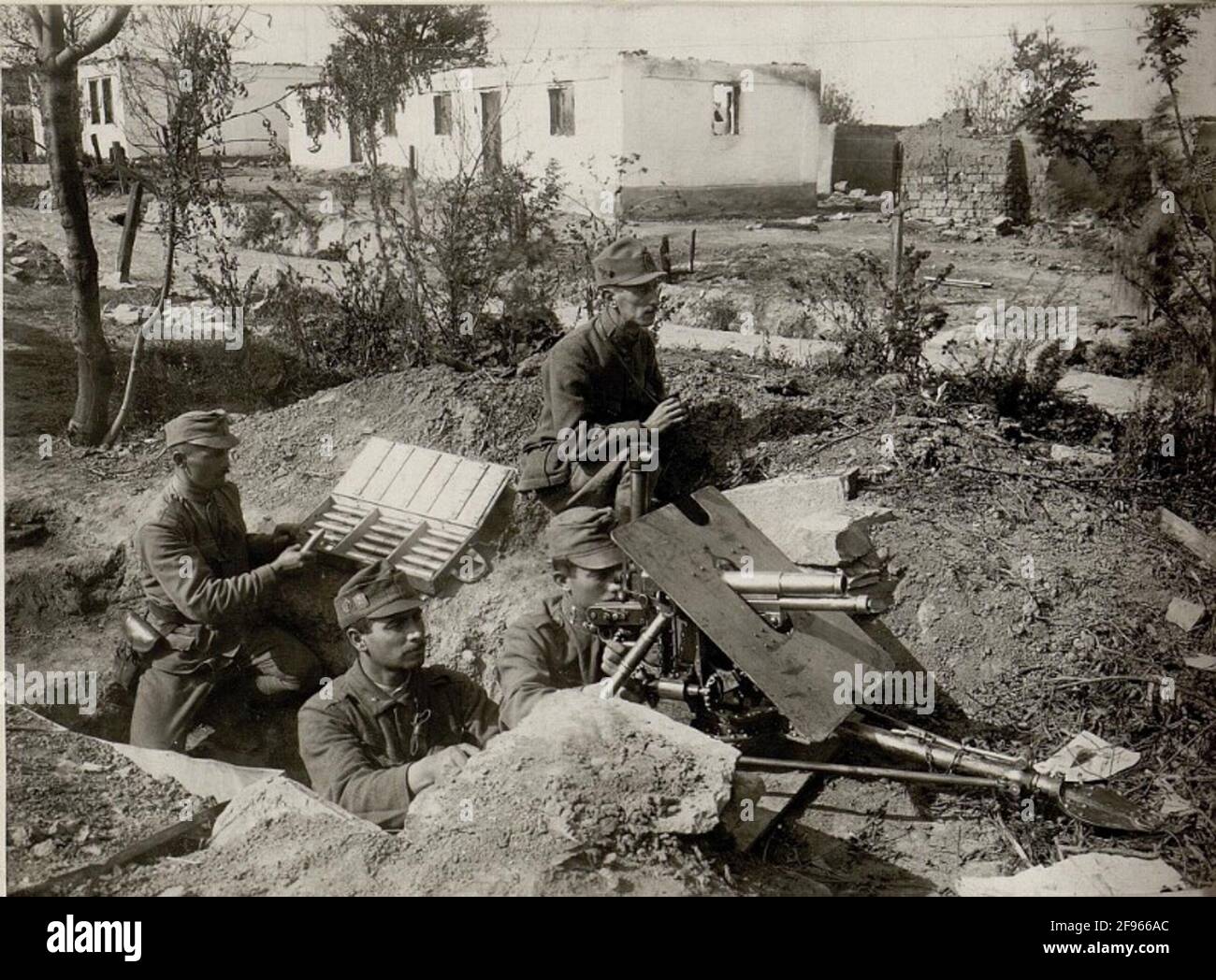 Infantry contactor in fire position Stock Photo - Alamy