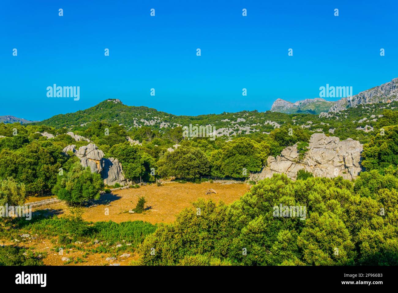 Serra Tramuntana mountain range at Mallorca, Spain Stock Photo - Alamy