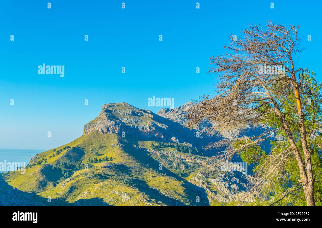 Serra Tramuntana mountain range at Mallorca, Spain Stock Photo - Alamy