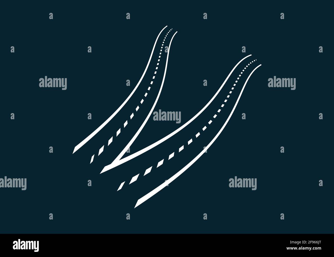 Way logo and Road symbol illustration vector design Stock Vector Image ...