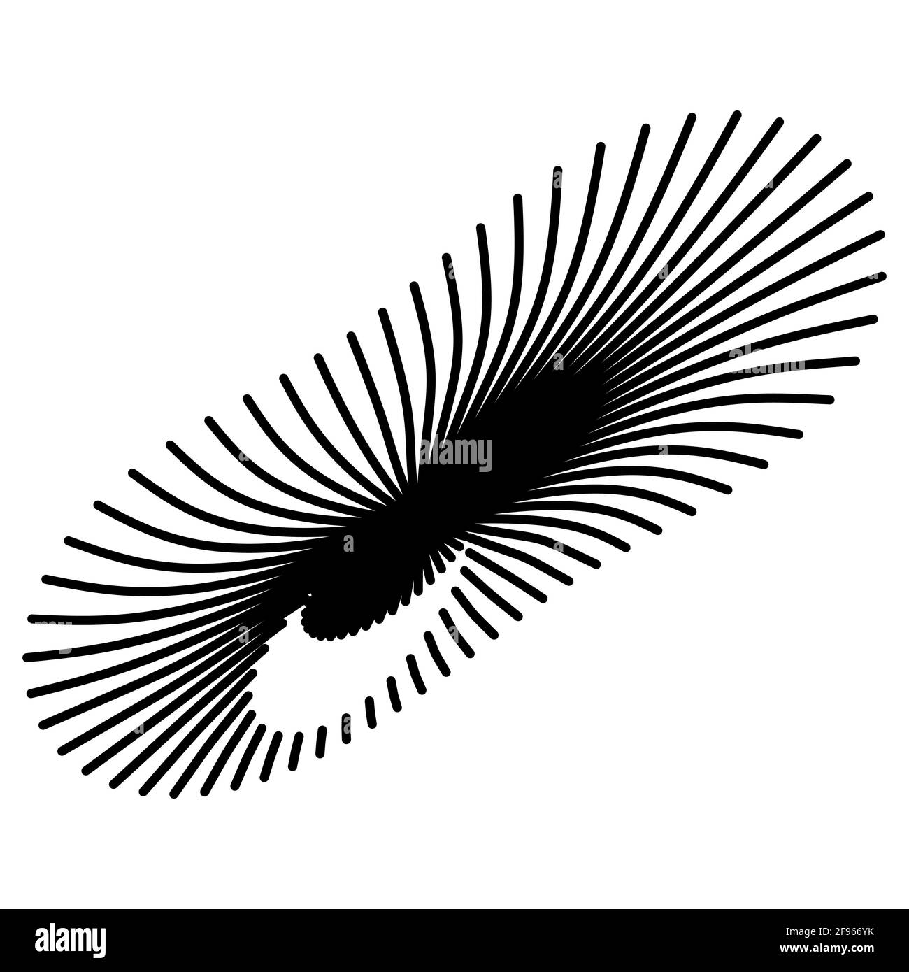 Strange Vector Shape isolated on white background. Geometric figure ...