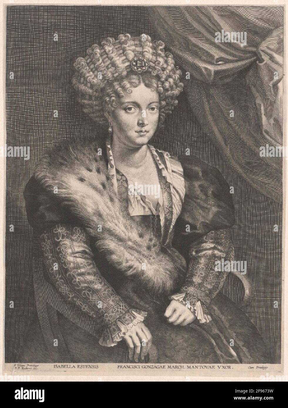 Isabella d'Este, Princess of Modena Stock Photo - Alamy