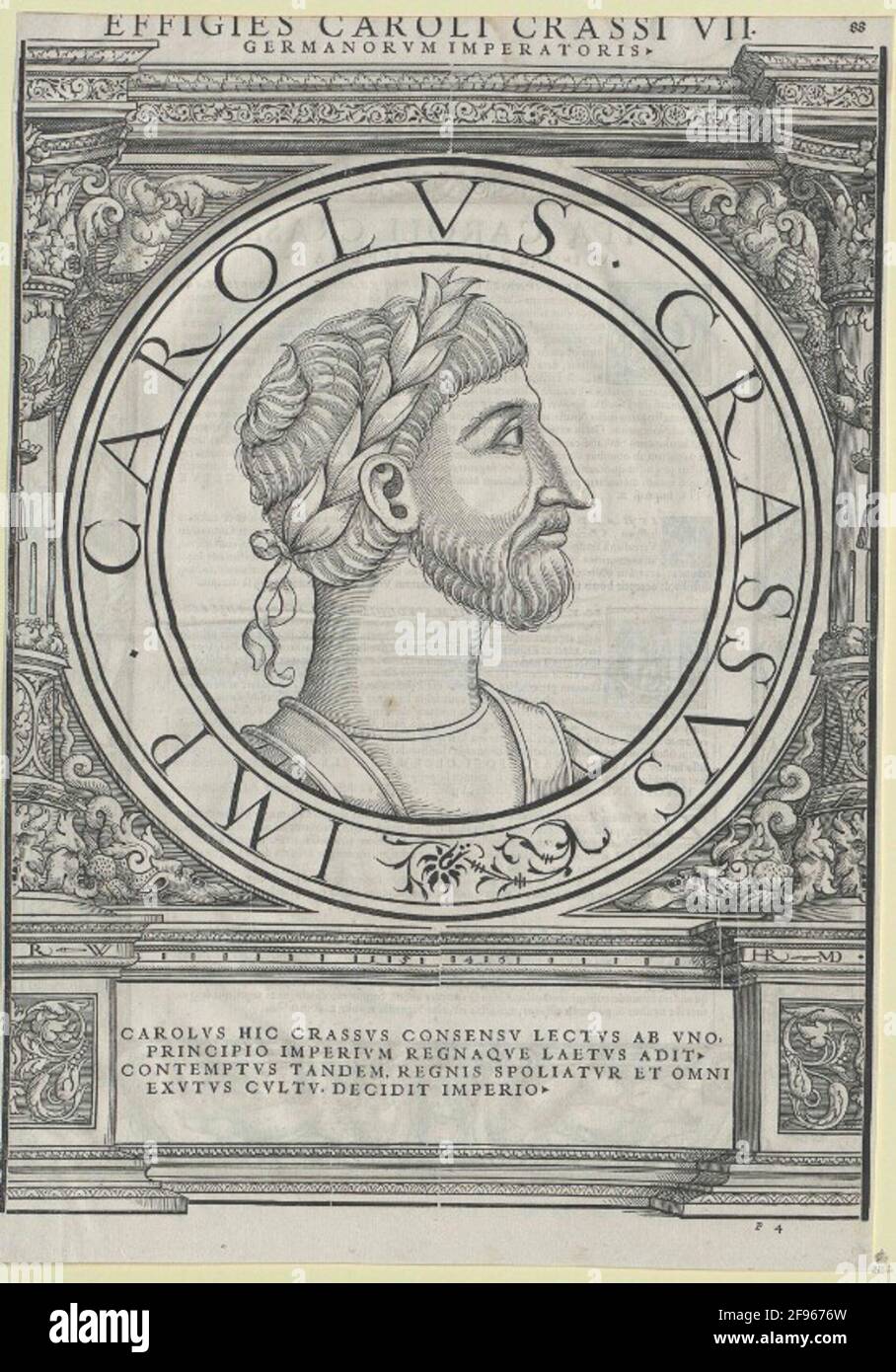 Karl III., The Thick Emperor Stock Photo - Alamy