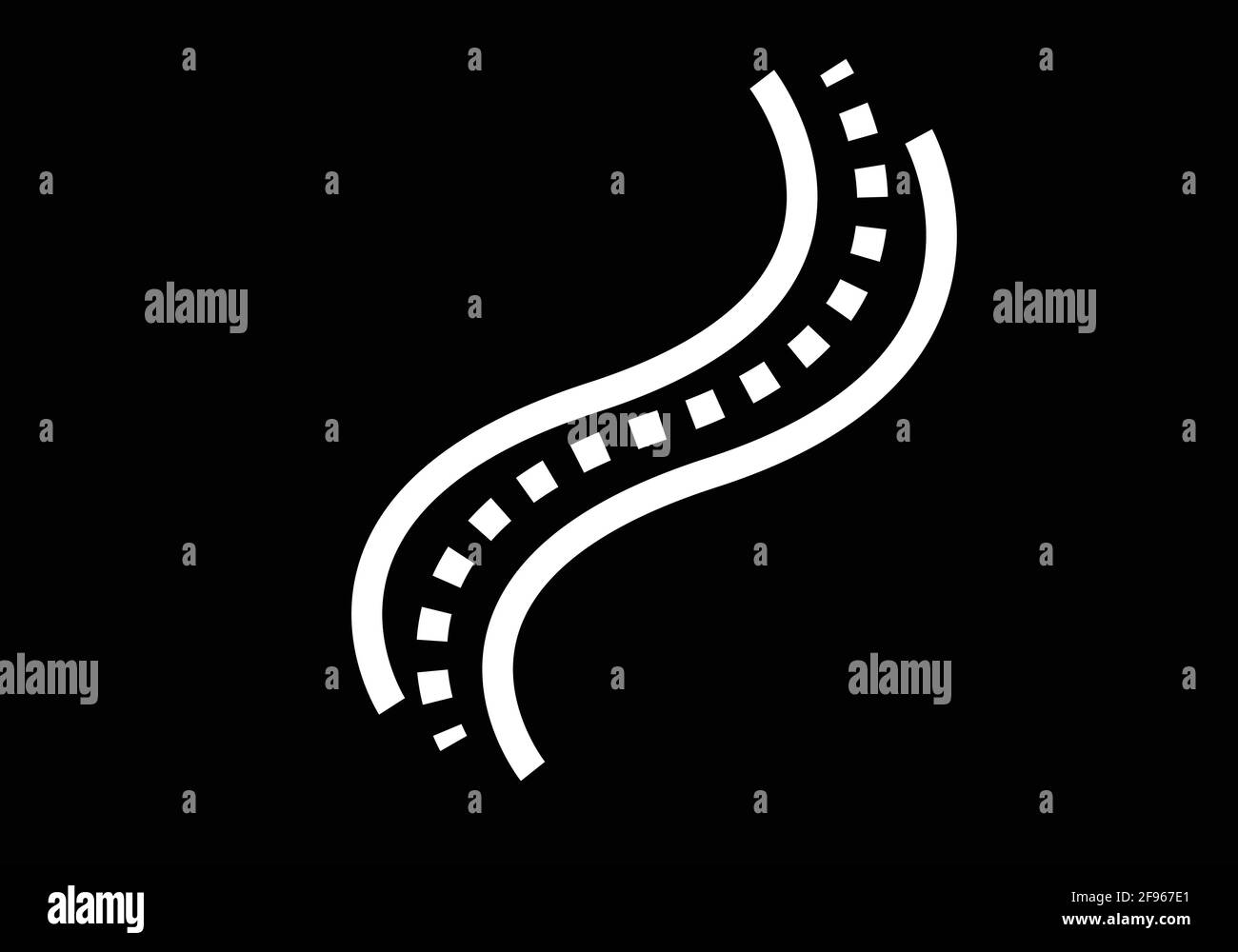 Way logo and Road symbol illustration vector design Stock Vector Image ...