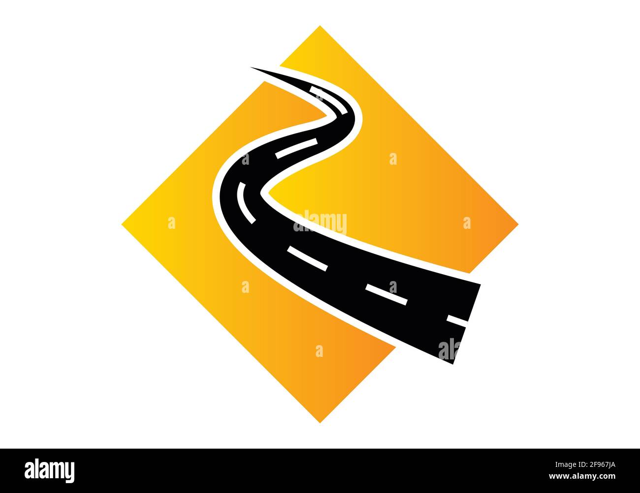 Way logo and Road symbol illustration vector design Stock Vector Image ...