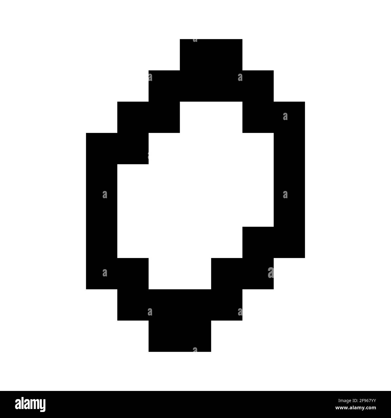 Strange Vector Shape isolated on white background. Geometric figure ...