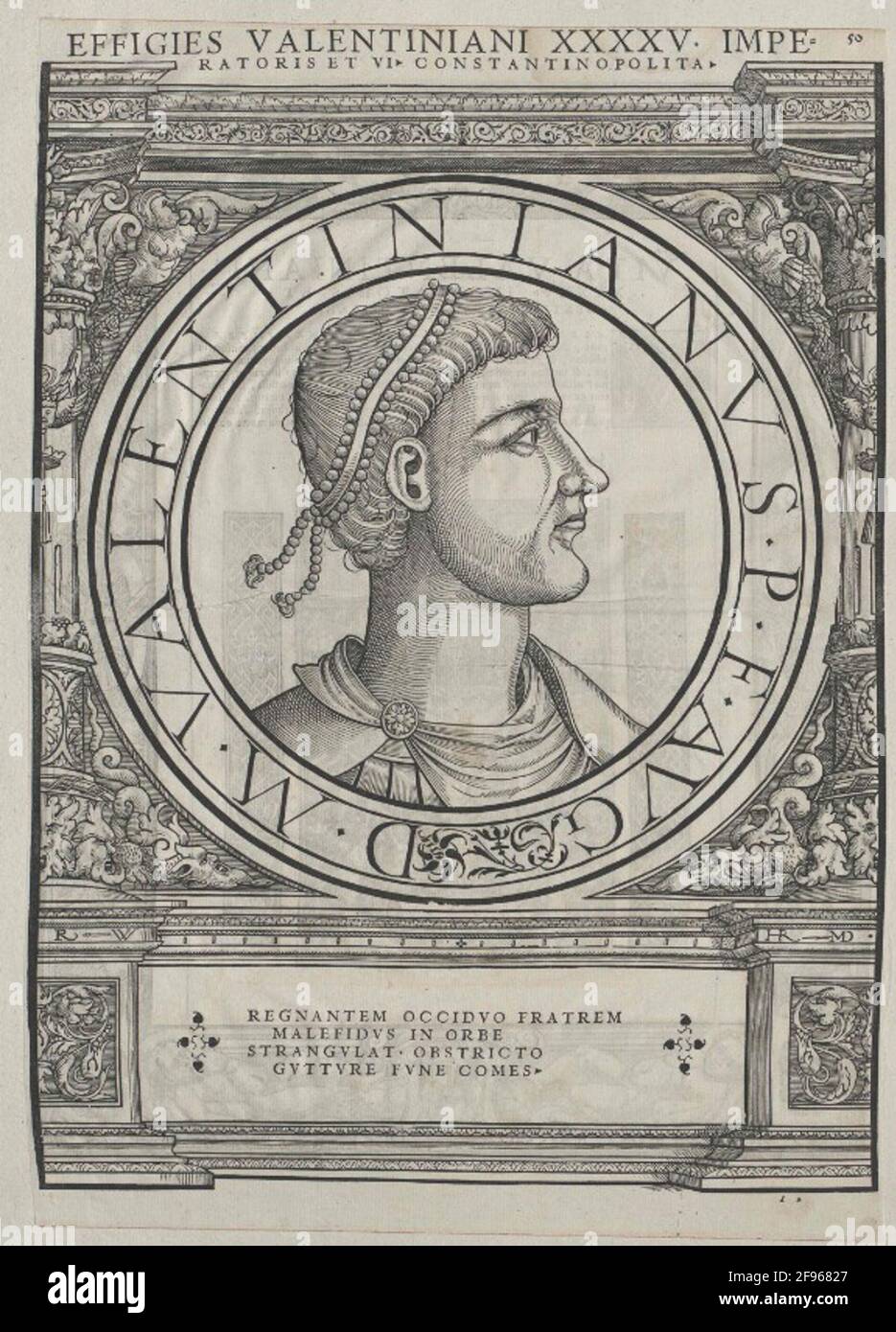 Valentinian II., Roman Emperor Stock Photo - Alamy