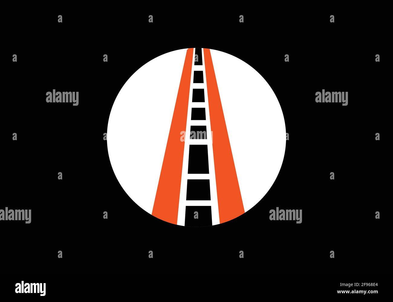 Way logo and Road symbol illustration vector design Stock Vector Image ...