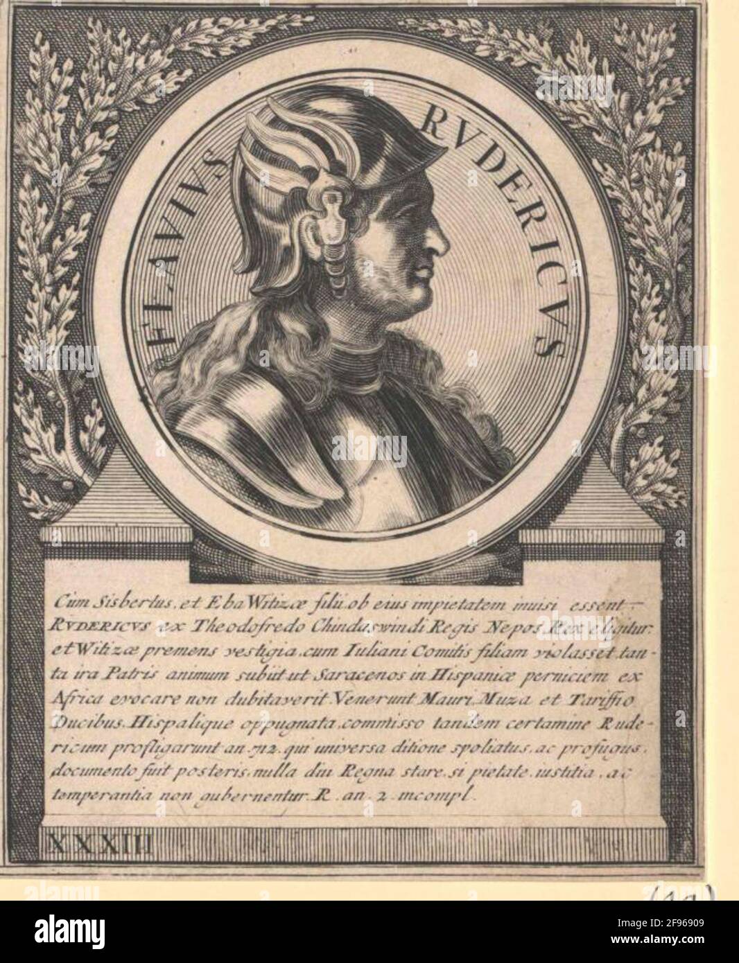 Roderich, King of the Westgoten Stock Photo - Alamy