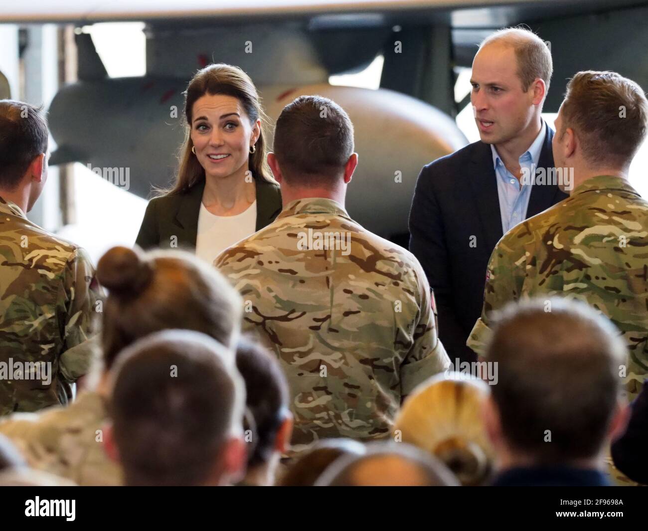 The Duke of Cambridge and Duchess of Cambridge arrive at RAF Akrotiri ...