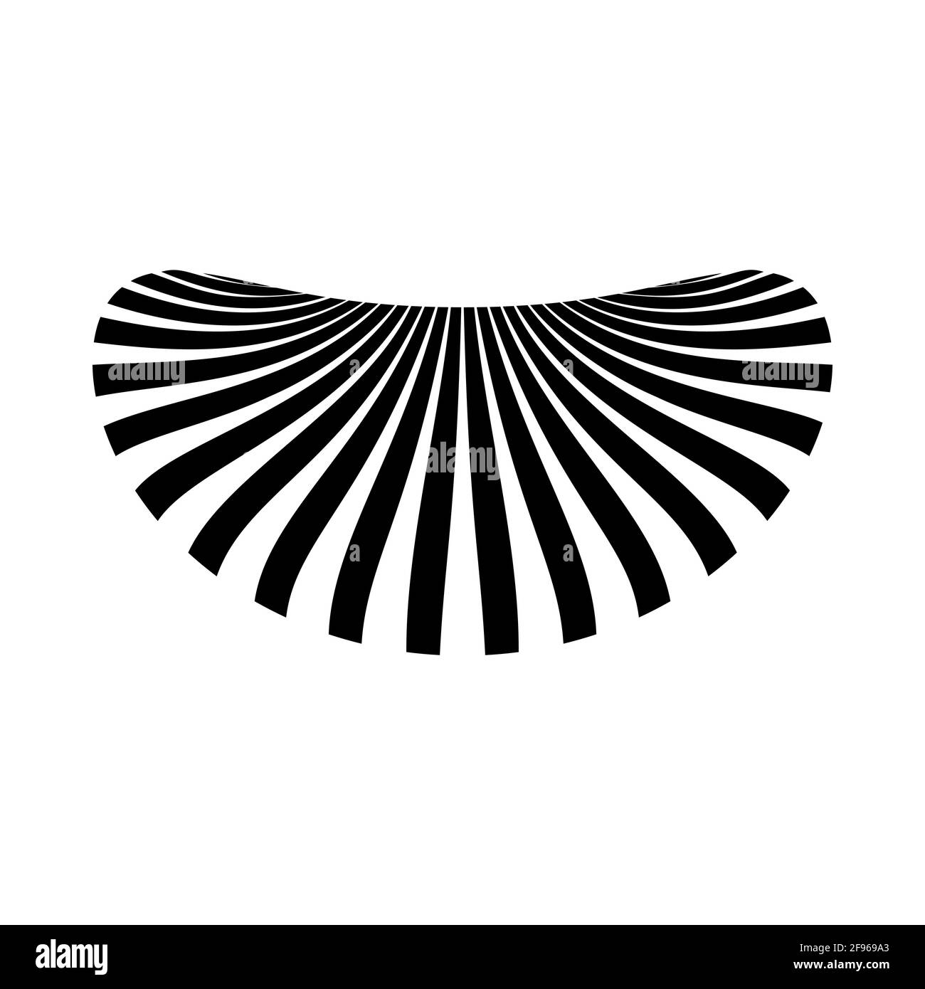 Strange Vector Shape isolated on white background. Geometric figure ...