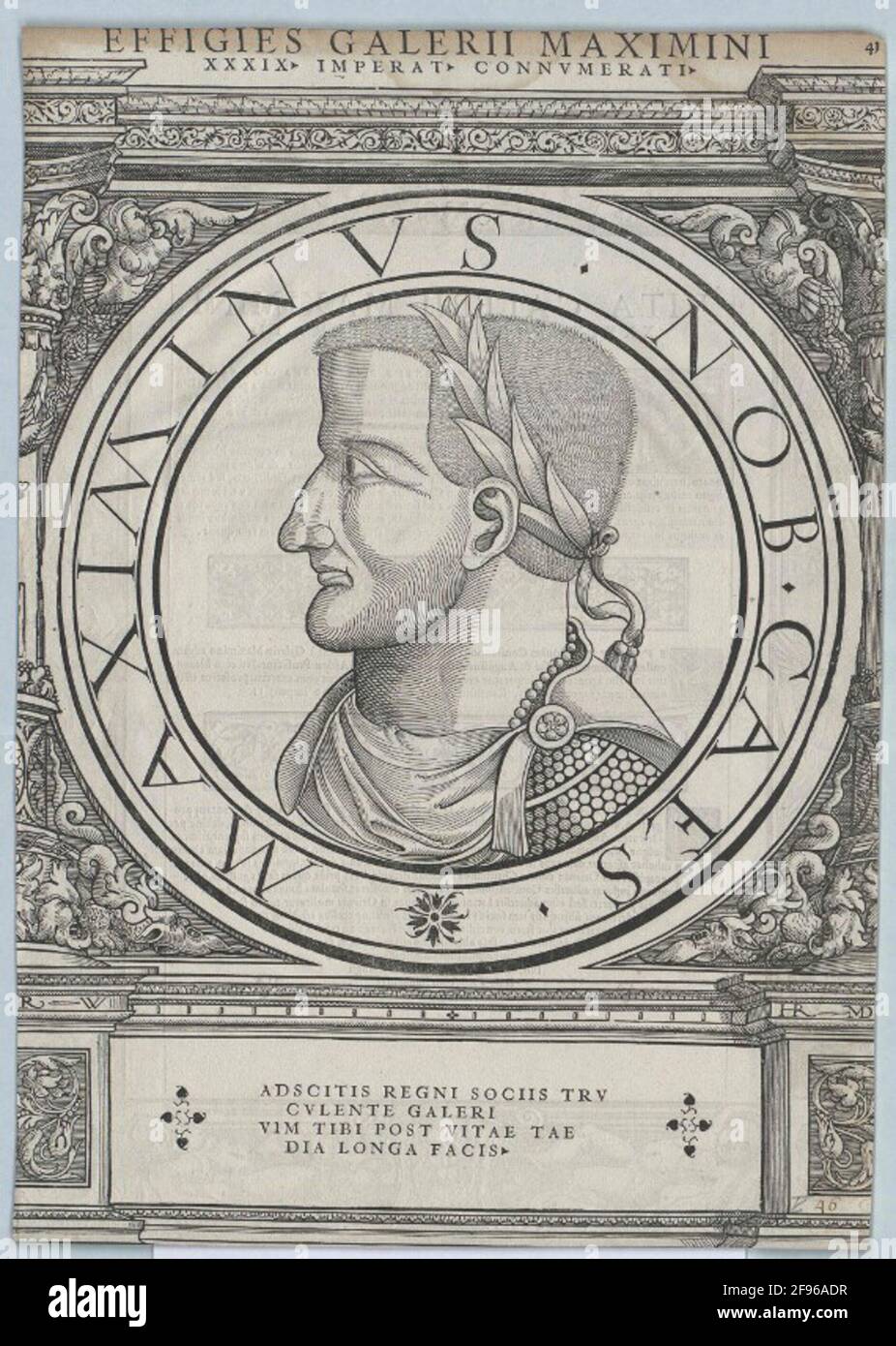 Maximinus Daia, Roman Emperor Stock Photo - Alamy