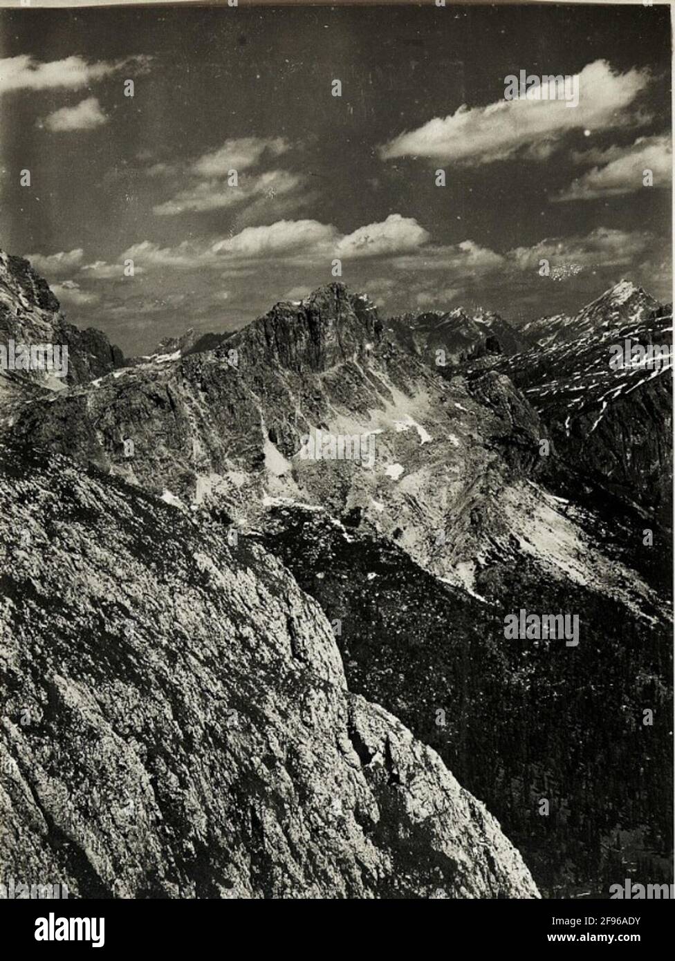 Panorama point of view Settsass: .sasso di Stria. (5. Part image to WK1 ...