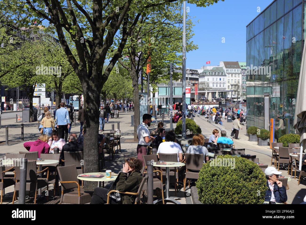 Germany, Hamburg, Jungfernstieg Stock Photo - Alamy