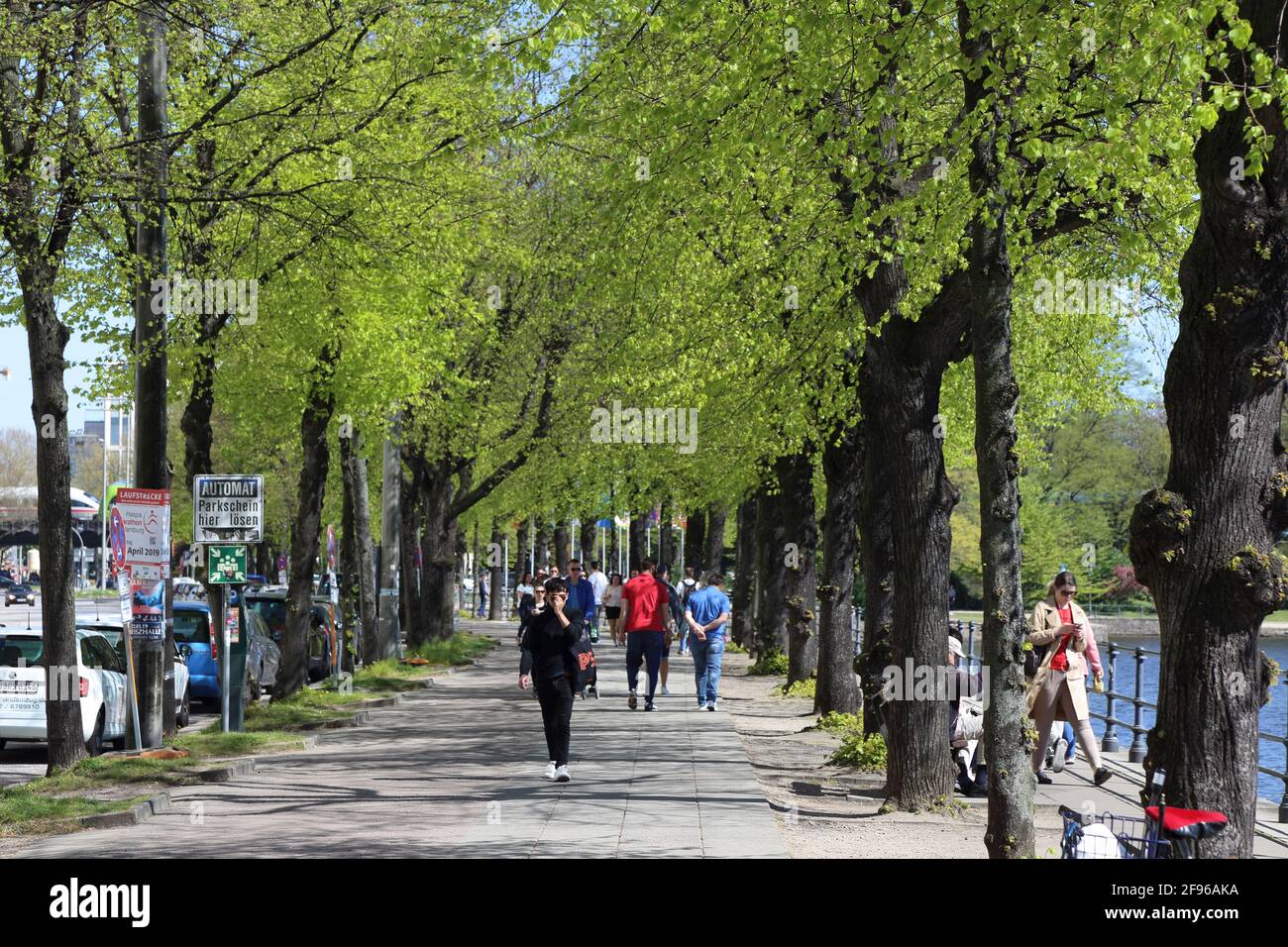 Germany, Hamburg, Neuer Jungfernstieg Stock Photo - Alamy
