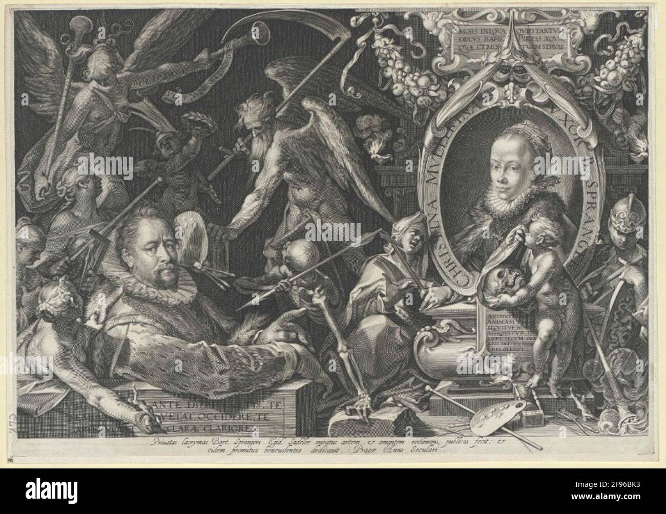 Spranger, Bartholomew Stecher: Sadeler, Egidius (2) Factural place of ...