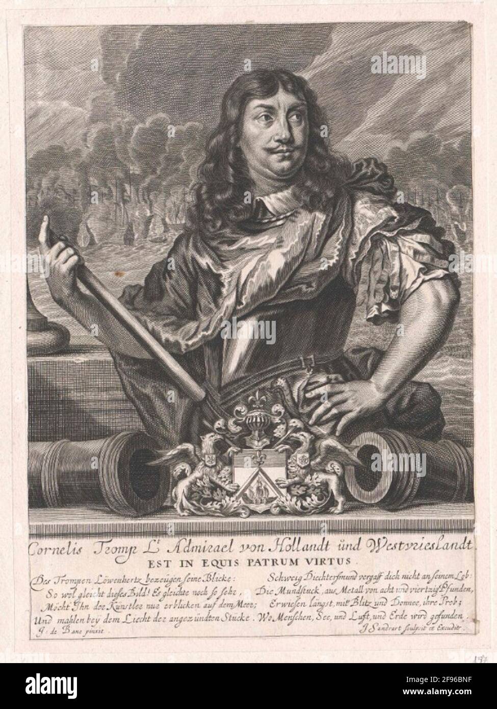 Tromp, Cornelis Stecher: Sandrart, Jacob of (1630) Publisher: Sandrart ...